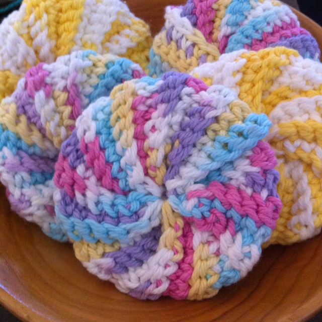 35 Best Crochet Spiral Scrubbie Pattern