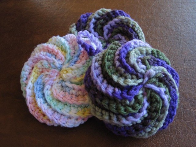 35 Best Crochet Spiral Scrubbie Pattern