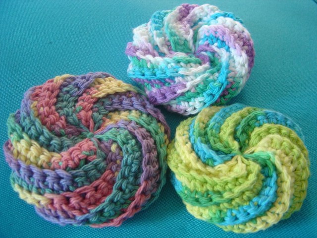 35 Best Crochet Spiral Scrubbie Pattern