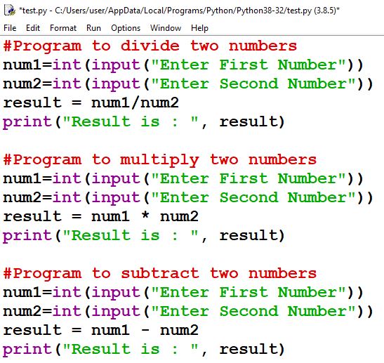 Python Program To Add Two Numbers 4 Cs Ip Learning Hub