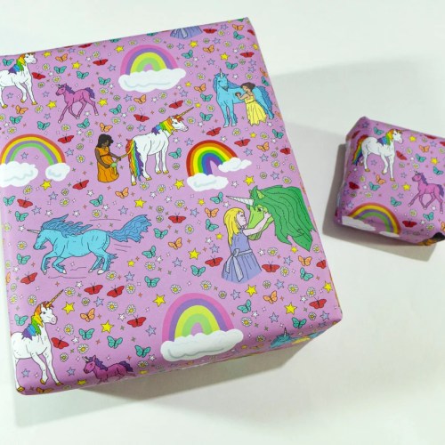 My Unicorn Wrapping Paper Cuttle Prints