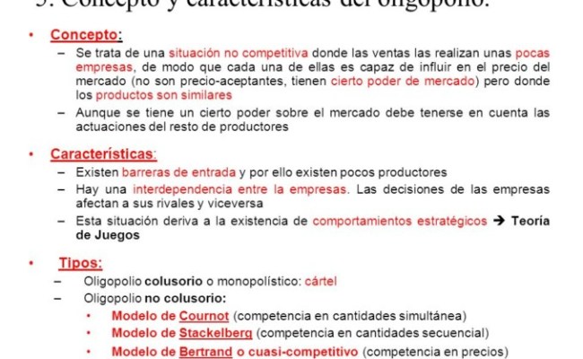 Diferencias Entre Cartel Y Oligopolio Cuadros Comparativos Y Sinopticos