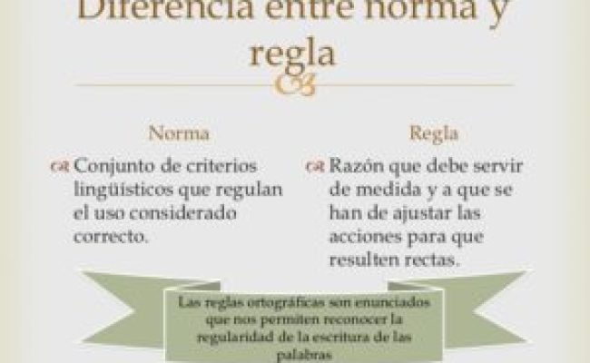 Diferencias Entre Norma Y Regla Cuadro Comparativo Theme Loader