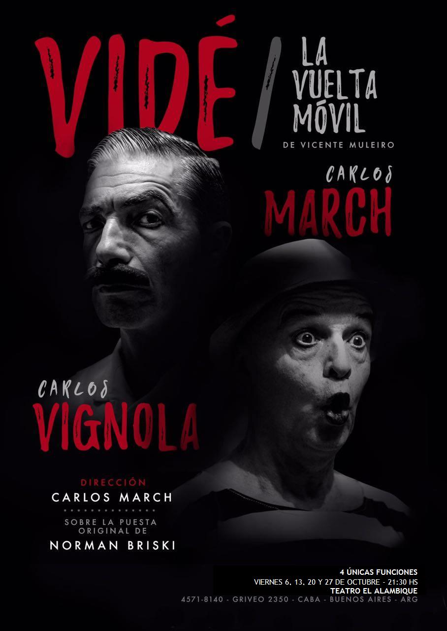 4bgacetilla Teatral Vidéla Vuelta Móvil De Vicente Muleiro Cuatro