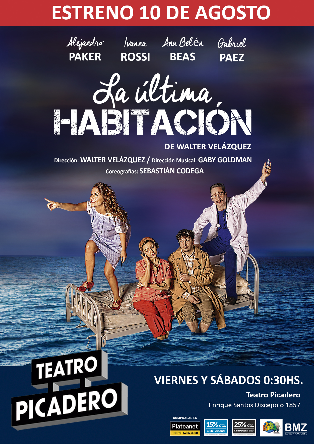 4bgacetilla Teatral “la Última Habitación” De Walter Velázquez En El