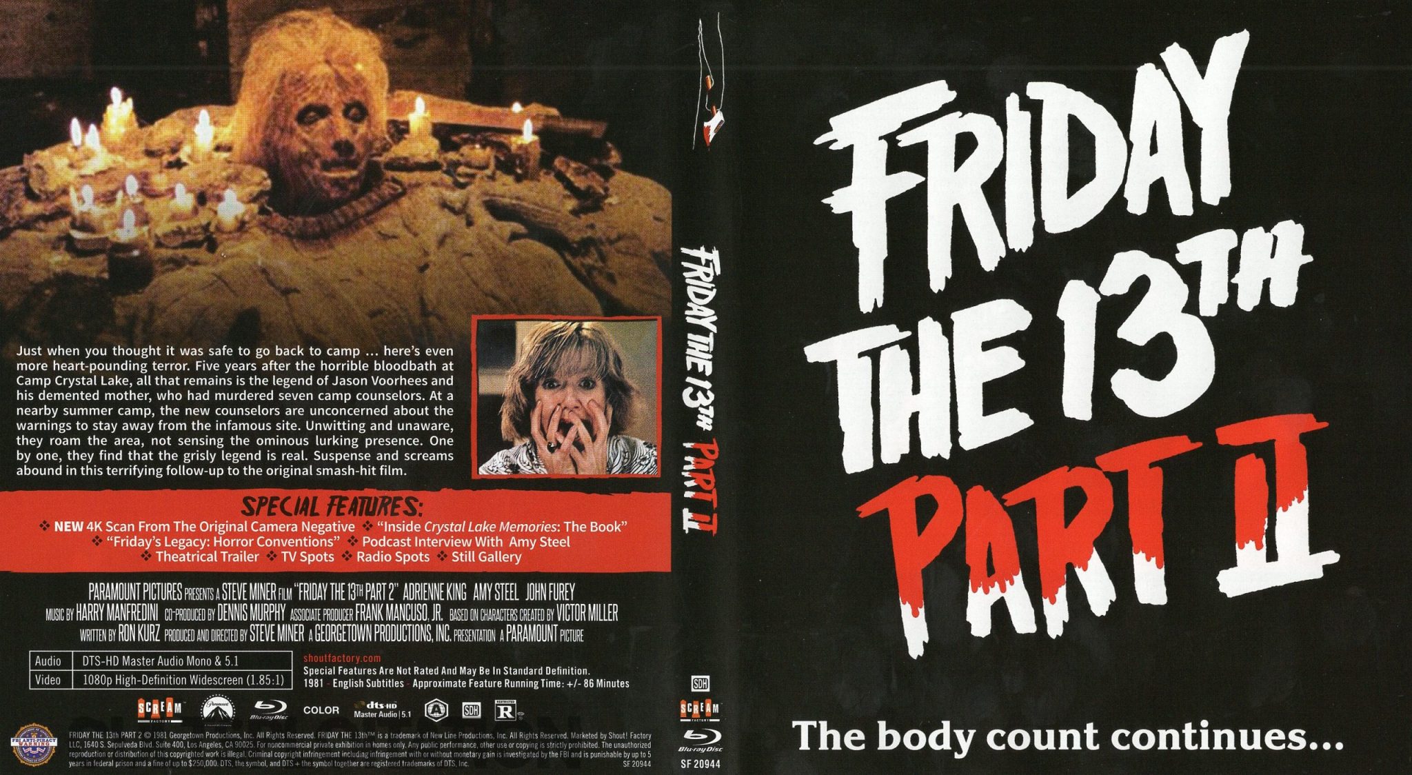 Nsfw Gallery Friday The 13th Part 2 Scream Factory Boxset Blu Ray