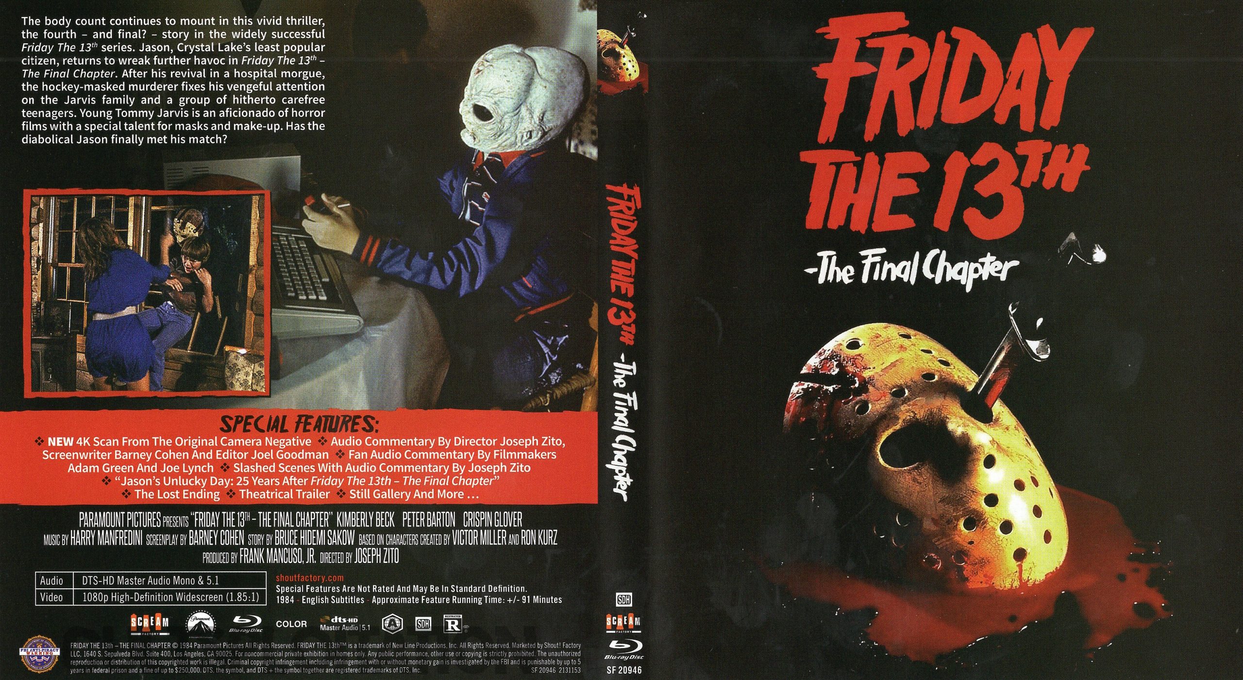 Nsfw Gallery Friday The 13th The Final Chapter Scream Factory Boxset