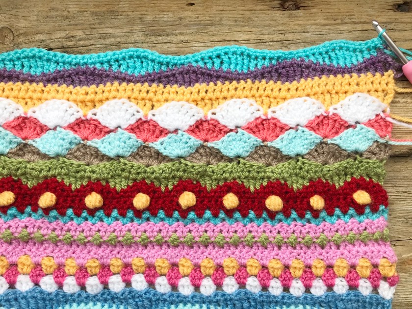 Seaside Stash Busting Blanket Week 11 Coastal Crochet