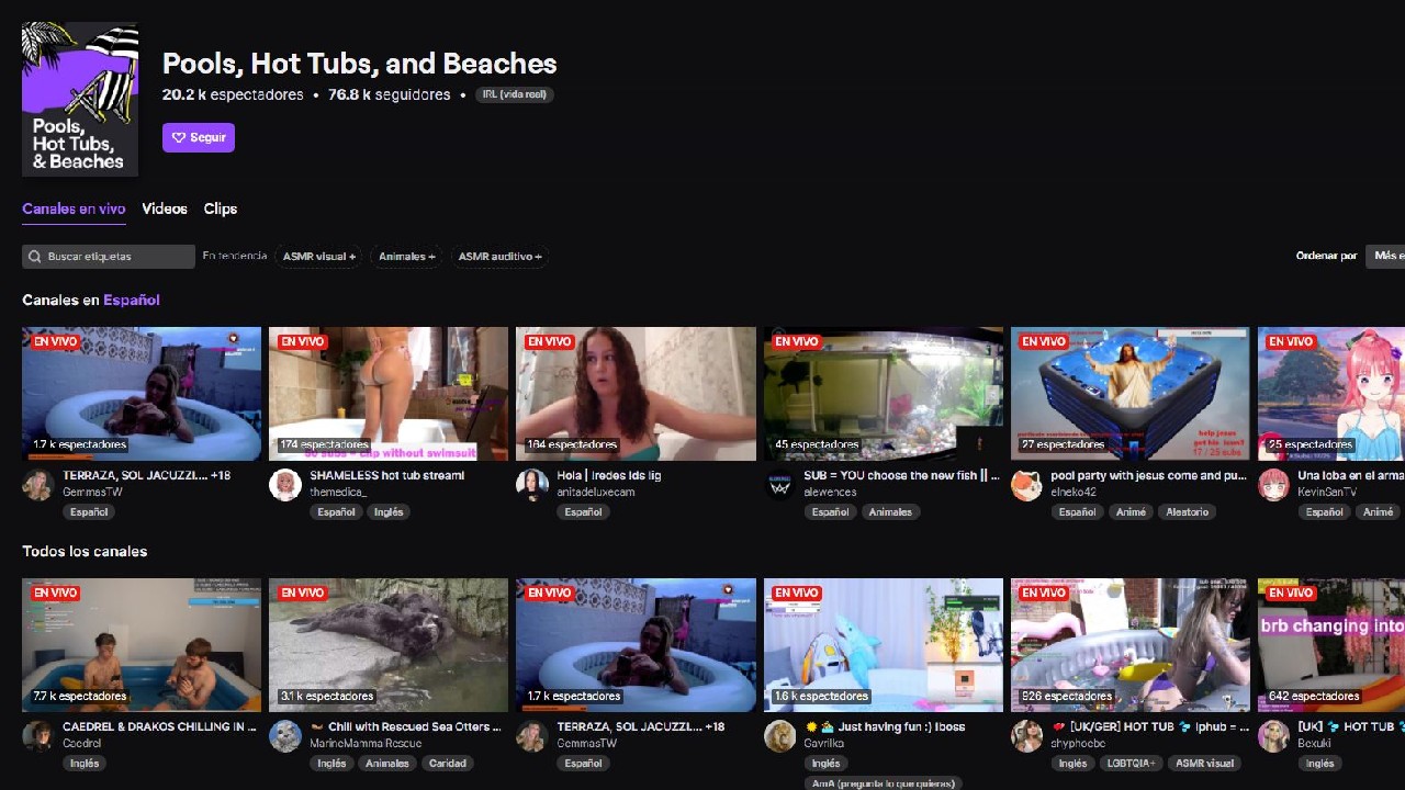 Twitch La Categoría Hot Tubs Rompe Récords De Audiencia En Solo Cuatro