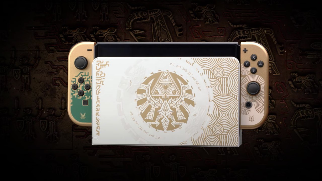 Revelada La Hermosa Nintendo Switch Oled Temática De The Legend Of