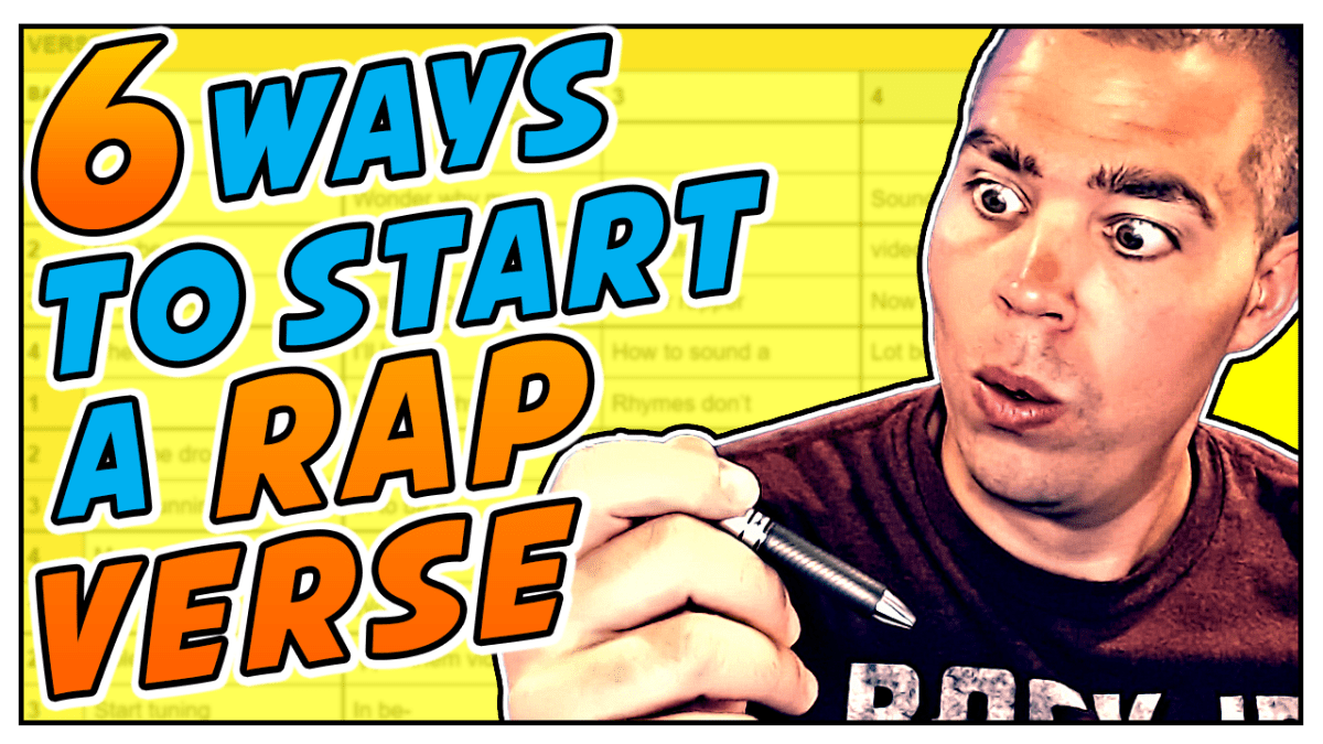 How To Begin Writing A Rap Verse Colemizestudios