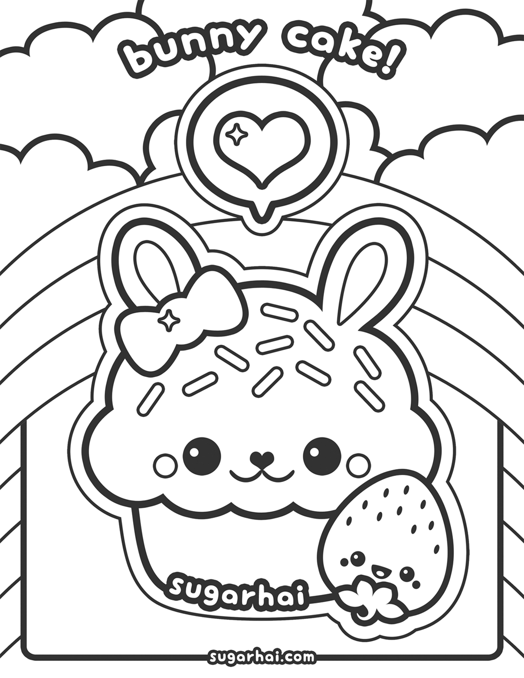 Kawaii Food Coloring Pages Coloring Home The Best Porn Website