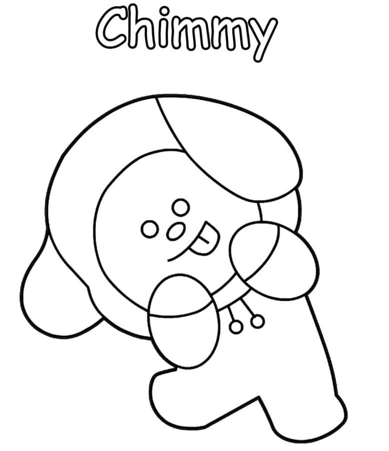 Coloring Pages Gambar Bt21 Untuk Mewarnai Bt21 Coloring Pages 80 Free