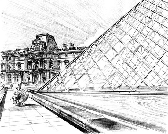 Beautiful Louvre Paris Coloring Pages Coloring Pages