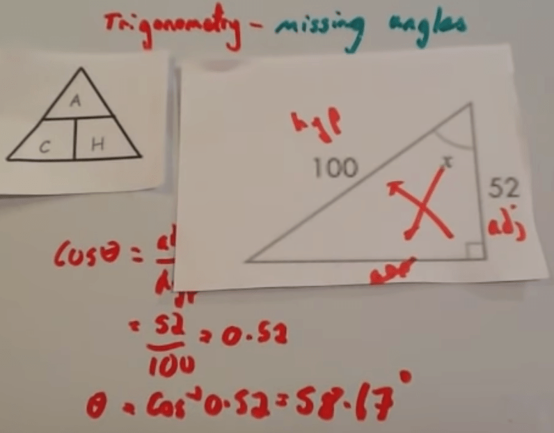 Trigonometry Missing Angles