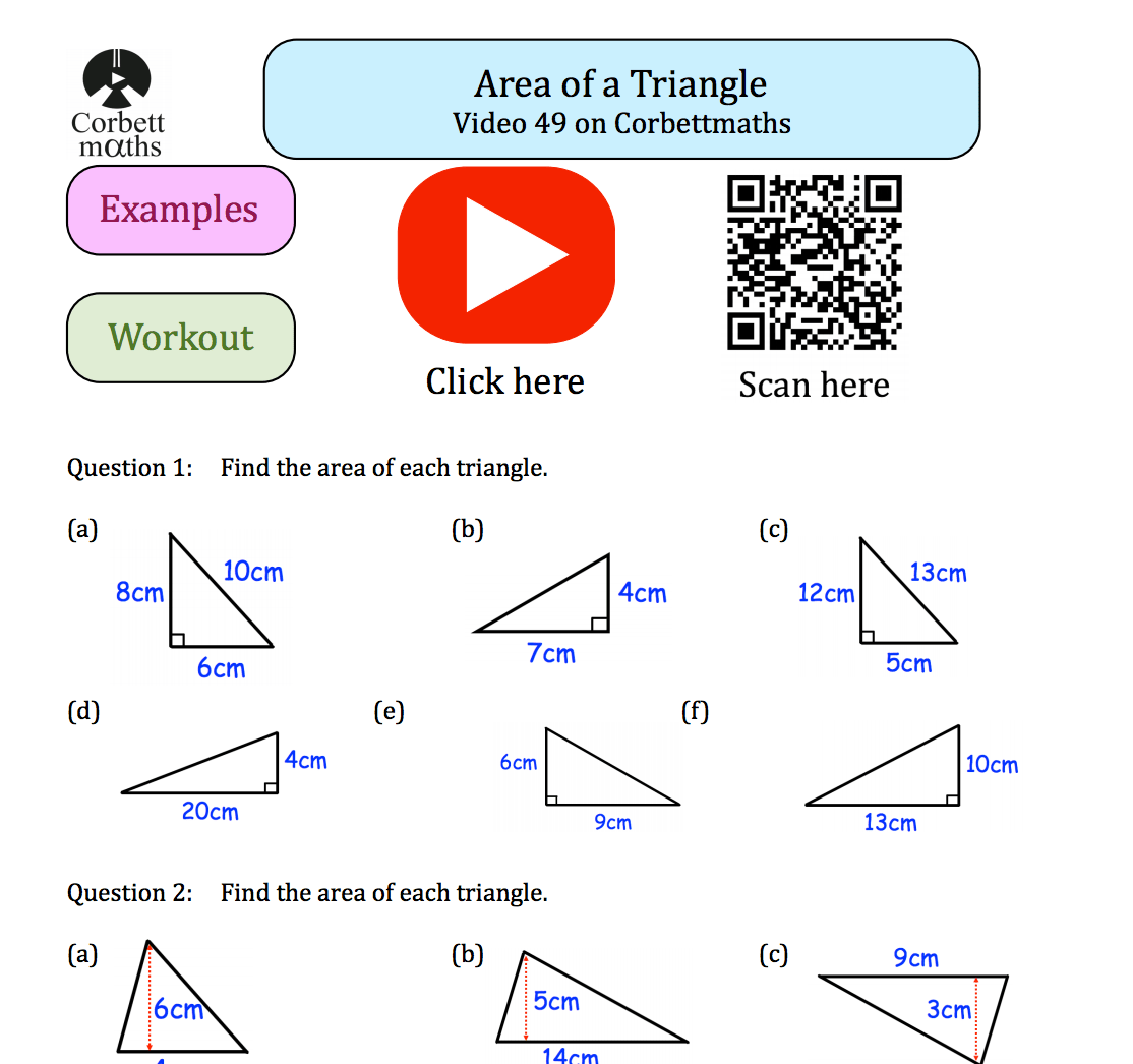 Area Triangle Worksheet Worksheet Area Of Triangles The Mcnabbs