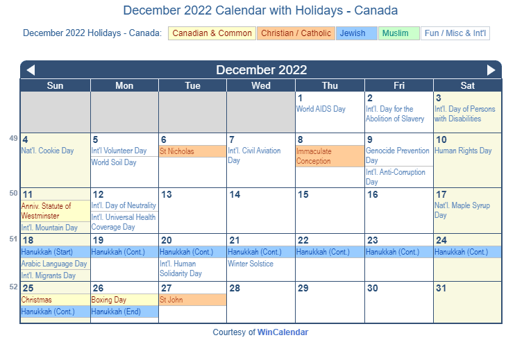 Canada Calendar 2022 Free Printable Excel Templates Canada Calendar