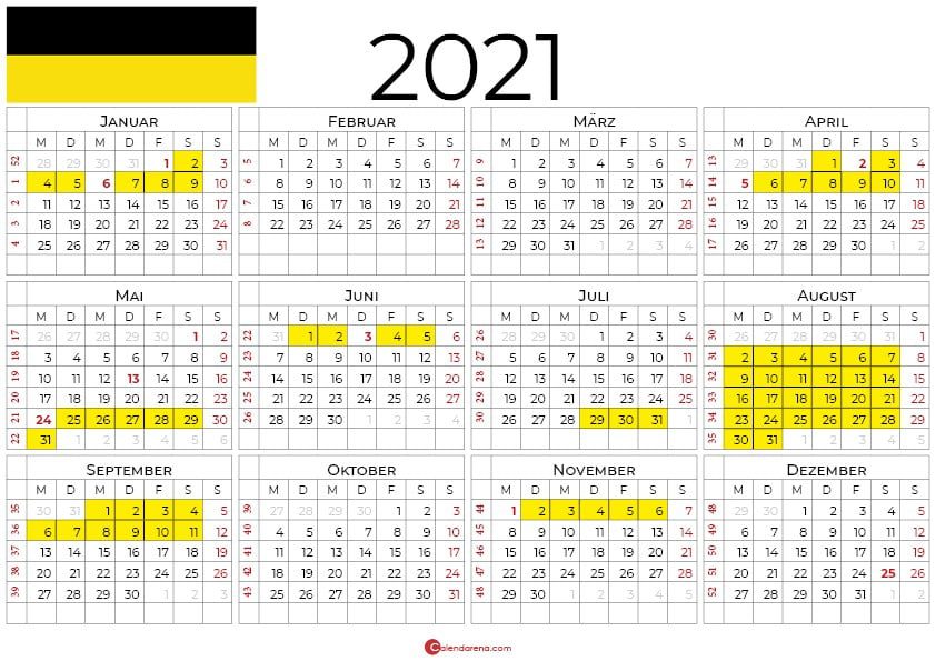 Kalender 2021 Baden Württemberg Zum Ausdrucken