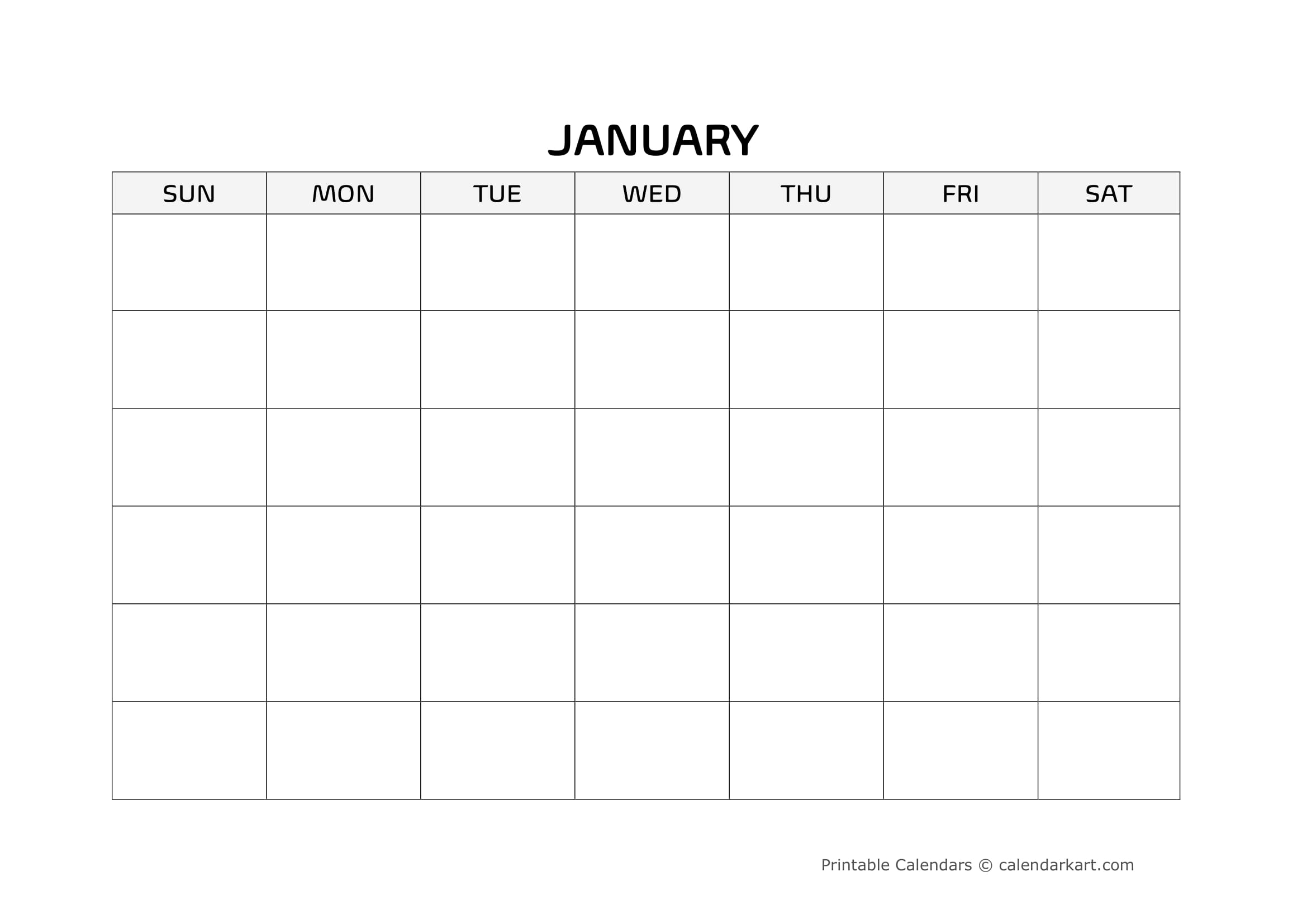 Blank Monthly Calendar Printable Blank Calendar Templates Wiki