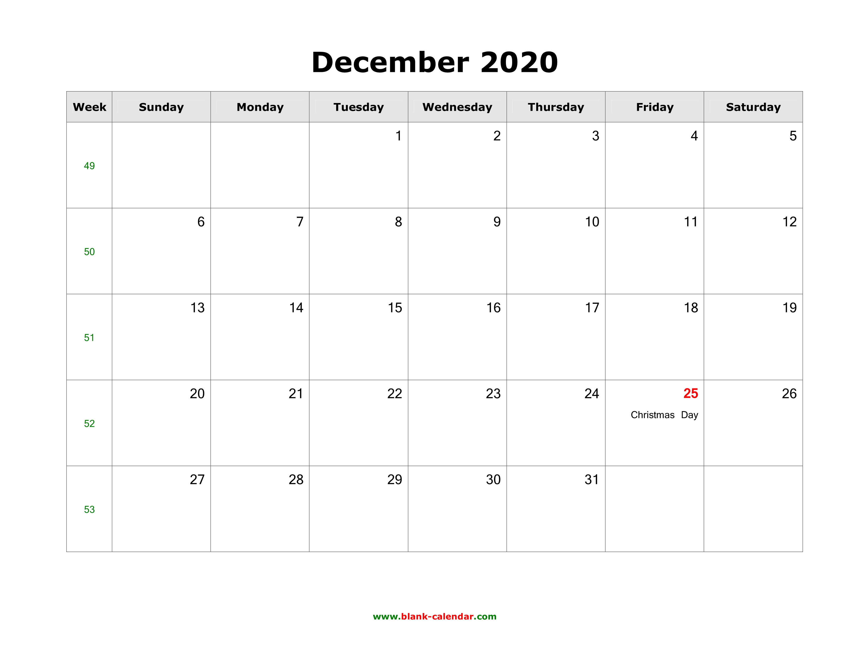 Printable December 2020 Calendar Printable Word Searches
