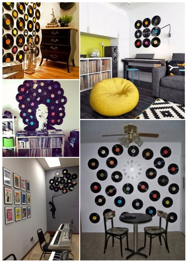 Ideas Para Decorar Con Discos De Vinilo