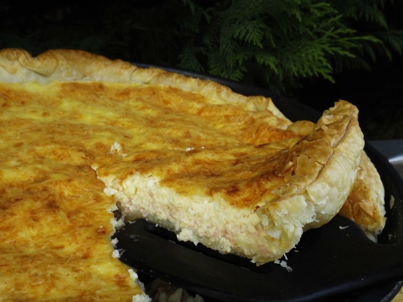 Quiche Au Jambon Fumé Et à La Cancoillotte