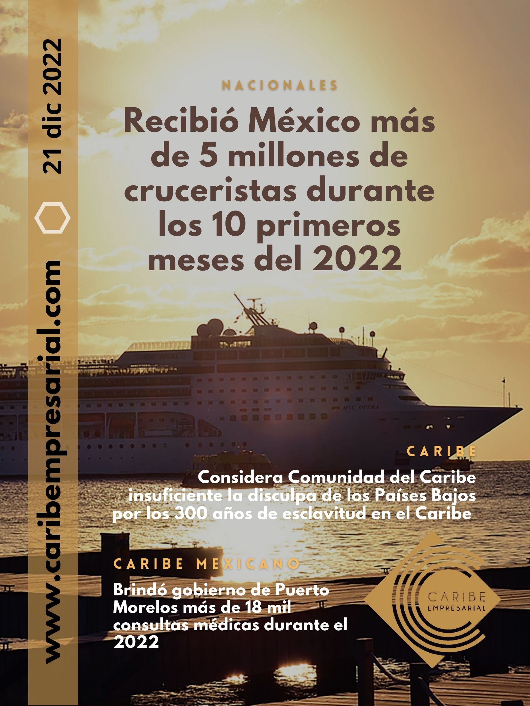 Portada 21 De Diciembre 2022 ¡ Uniendo Al Caribe