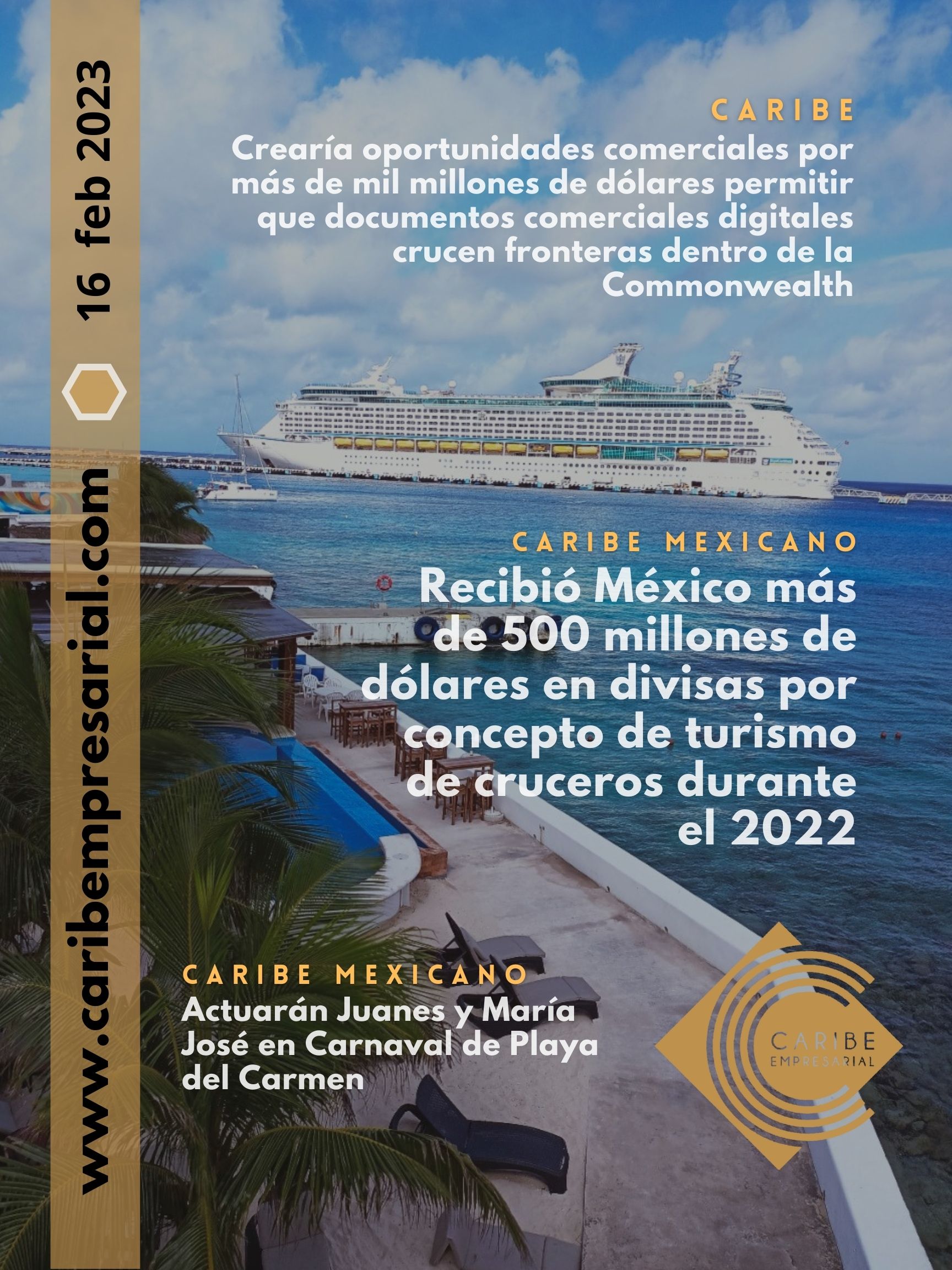 Portada 16 De Febrero 2023 ¡ Uniendo Al Caribe