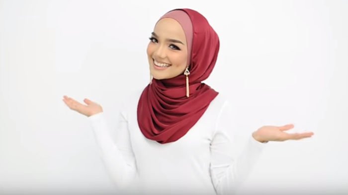 Tutorial Hijab Pake Aksesoris Anting Ragam Muslim