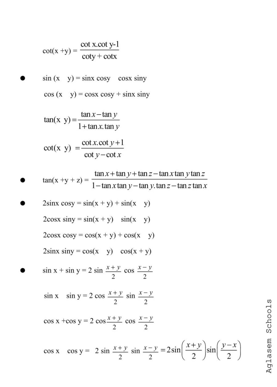 Trigonometric Functions Notes For Class 11 Maths Pdf Oneedu24