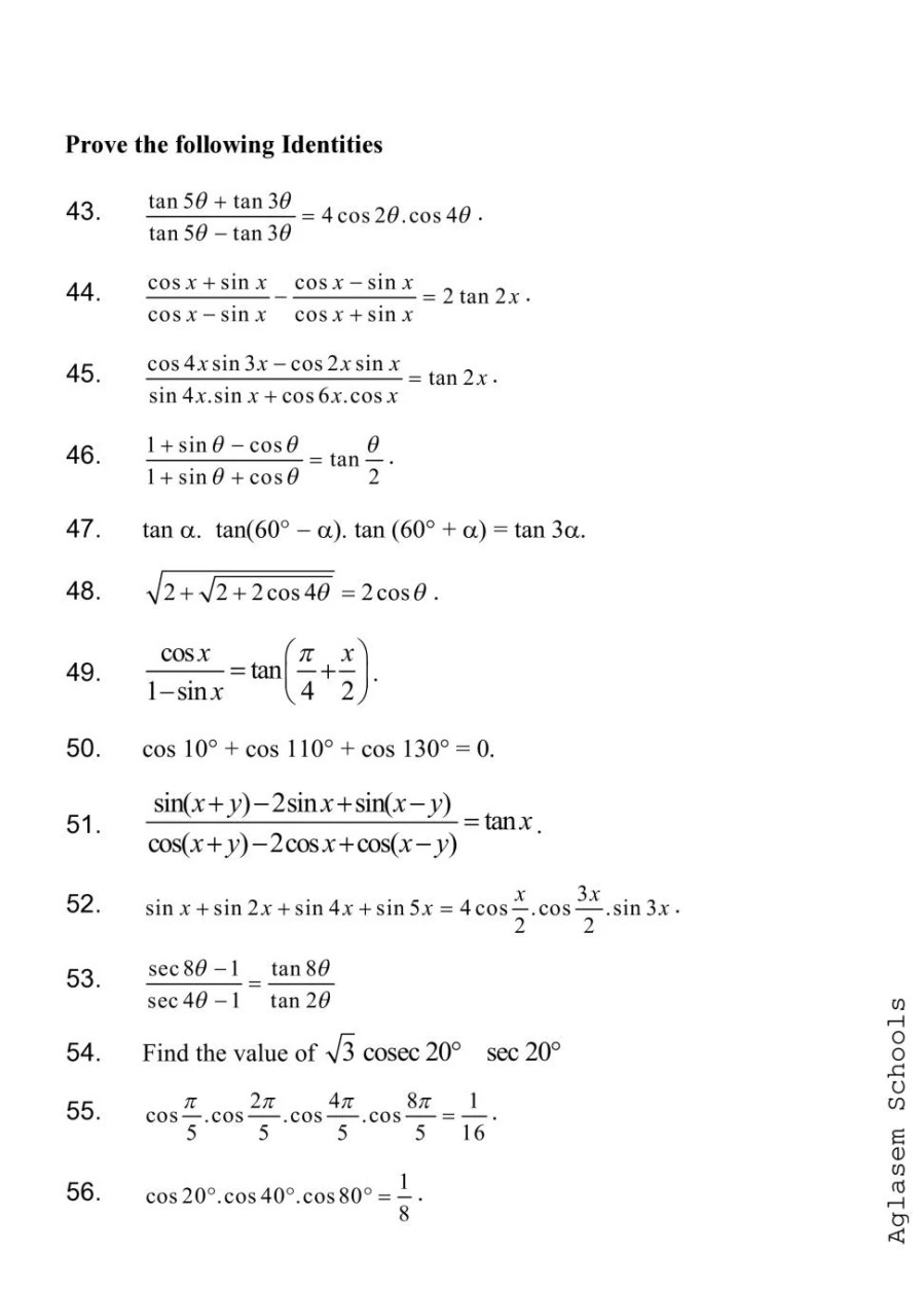 Trigonometric Functions Notes For Class 11 Maths Pdf Oneedu24