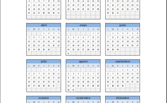 Plantilla Calendario Anual 2021 Excel Calendario Jul 2021 Boredmonday