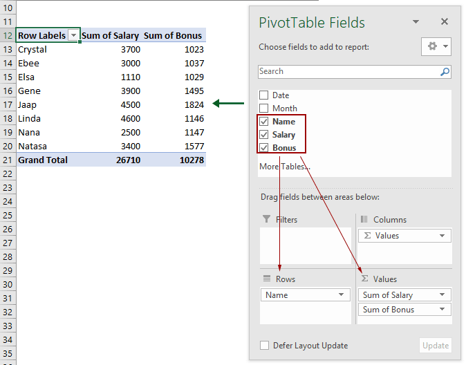 How To Select Dynamic Range In Excel For Pivot Table Data