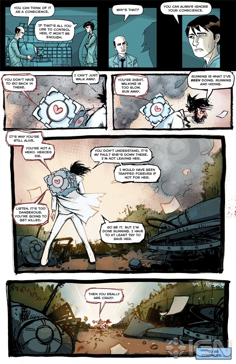 Lab Rat Comic Glados Origin Story Told In Full Portal 2 Comic The