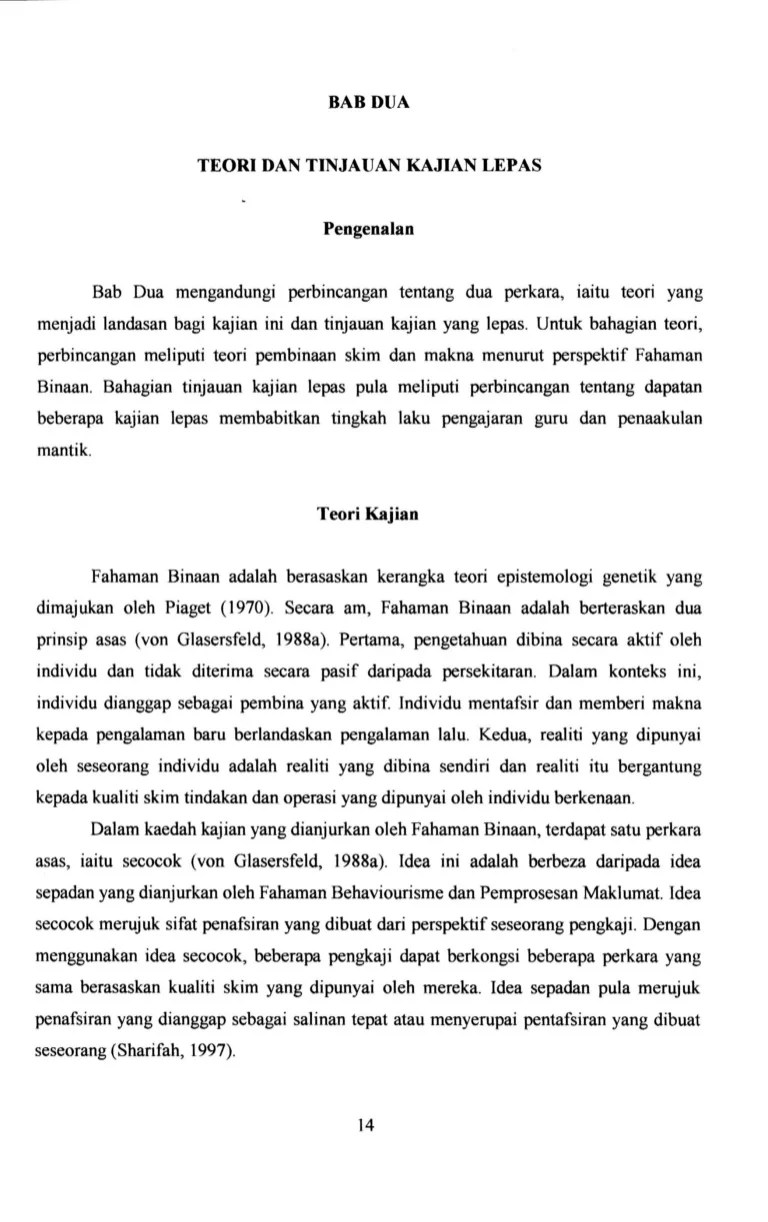 Contoh Penulisan Kajian Literatur Sejarah Contoh Kajian Pustaka