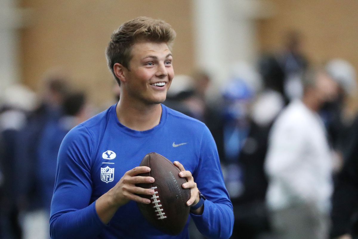 Zach Wilson Byu Nfl Draft 2021 Byu S Zach Wilson Faces Dim Heritage