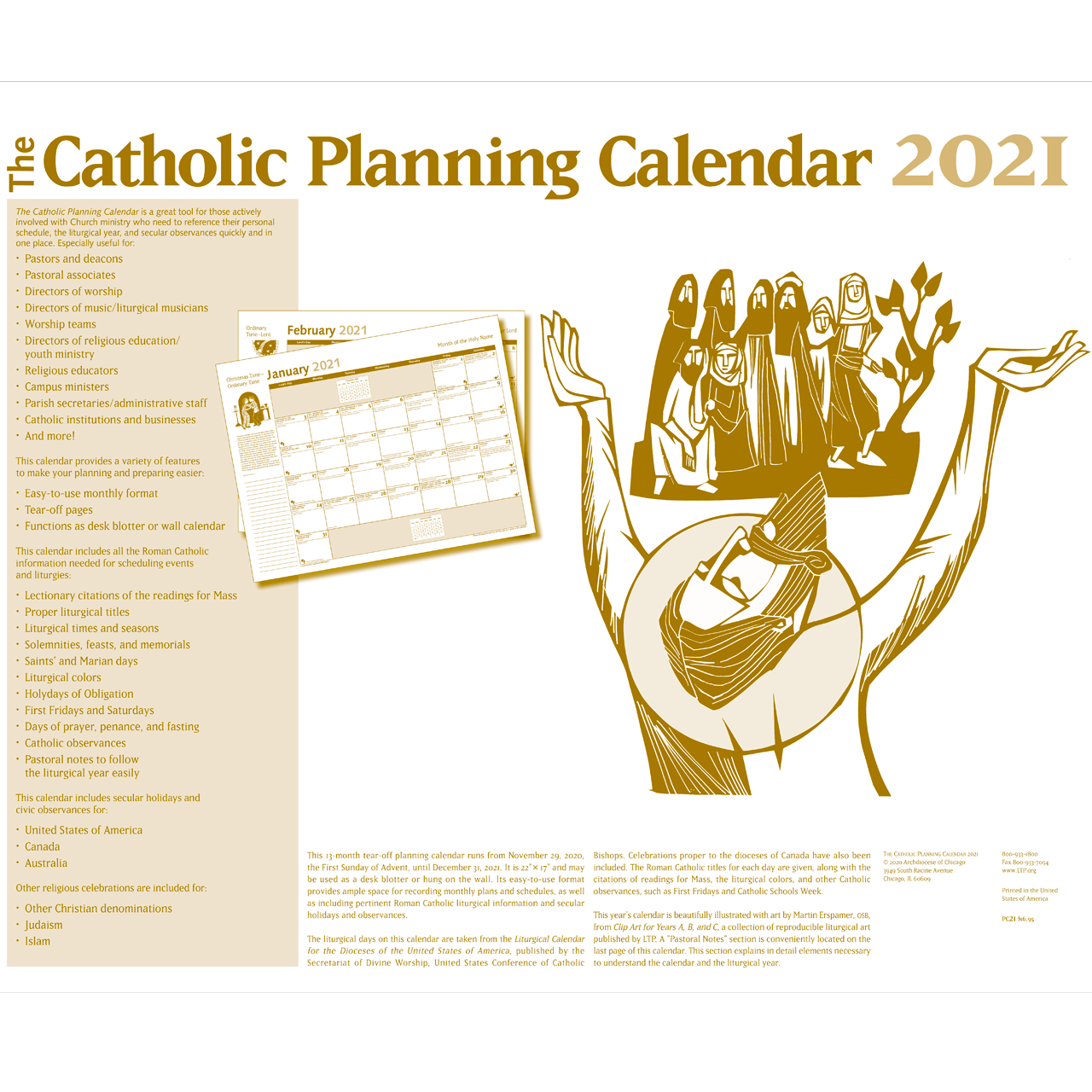 Liturgical Calendat 2021 Liturgical Roman Catholic Calendar 2021