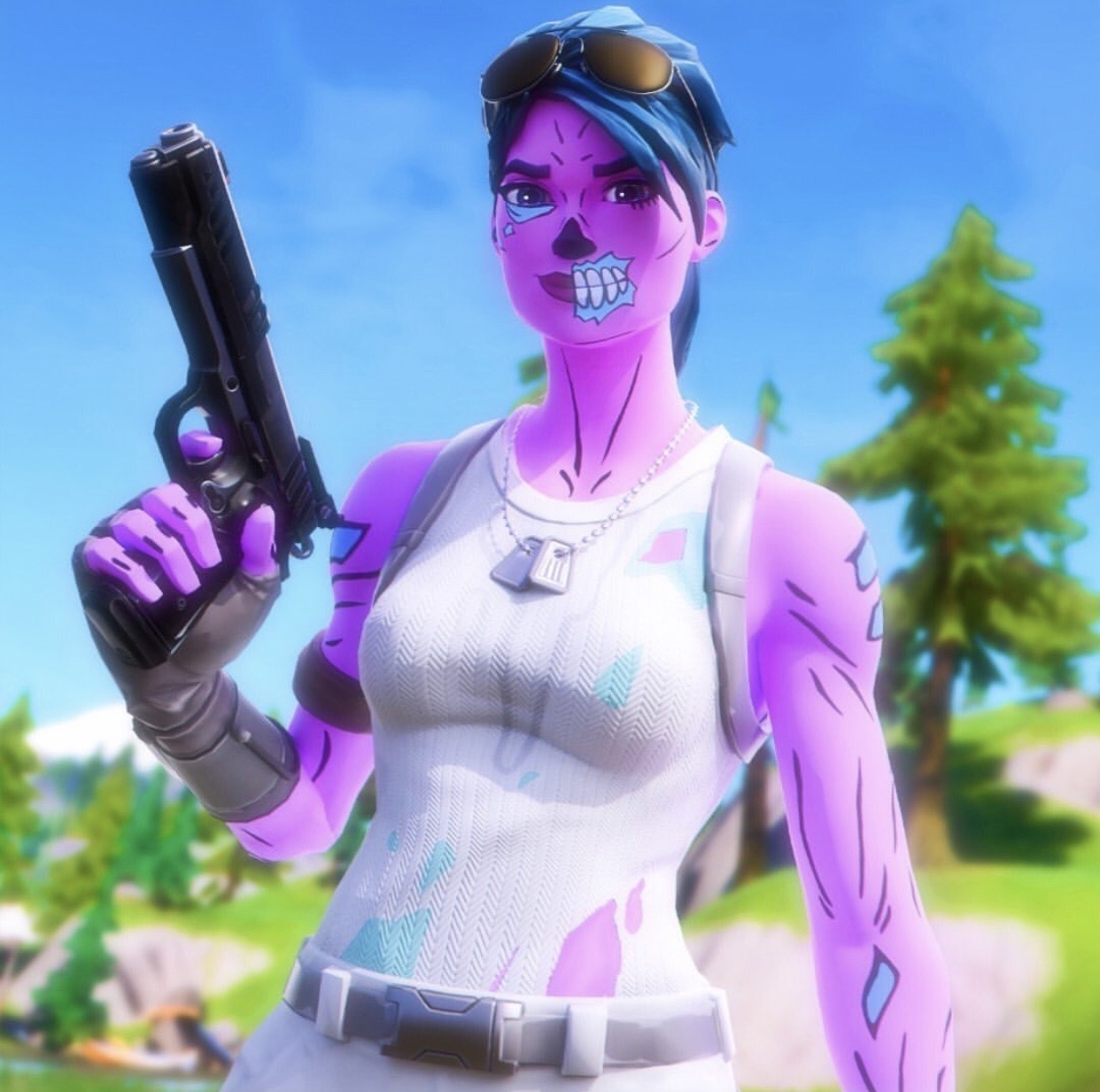 Sfondi Fortnite Ghoul Trooper Rosa Sfondilo