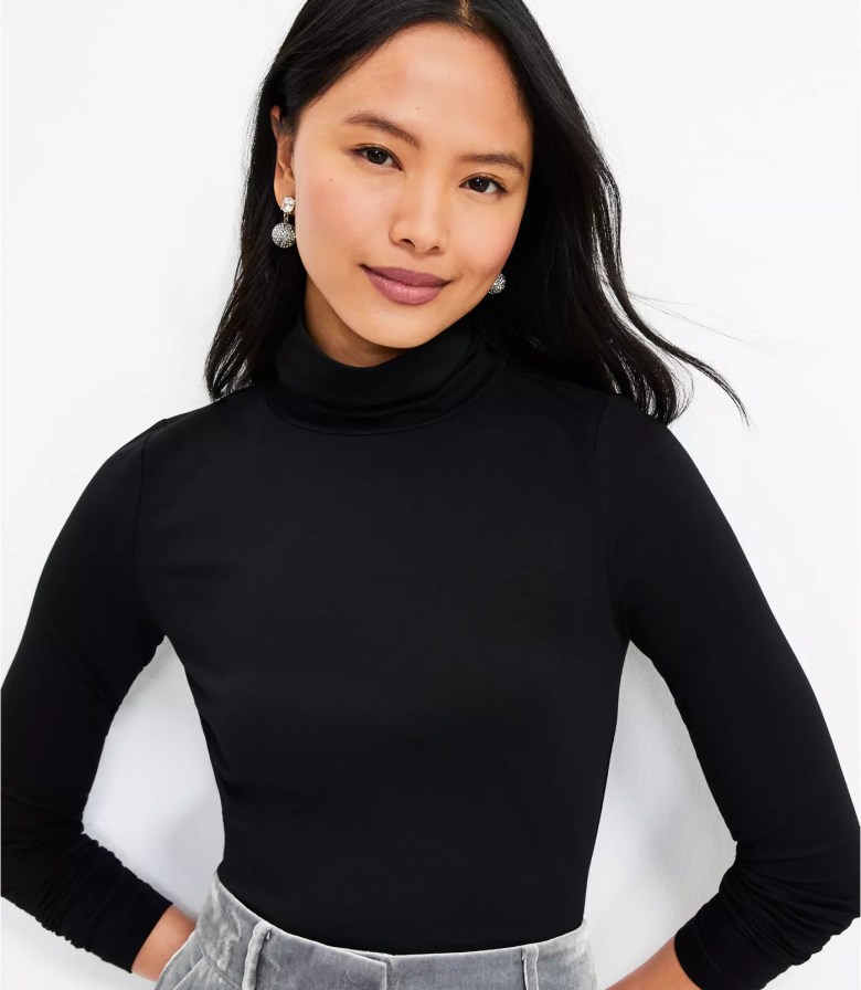 5 Ways To Style A Black Turtleneck Charmed By Camille