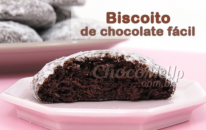 Biscoito De Chocolate Fácil Receitas Chocomeup