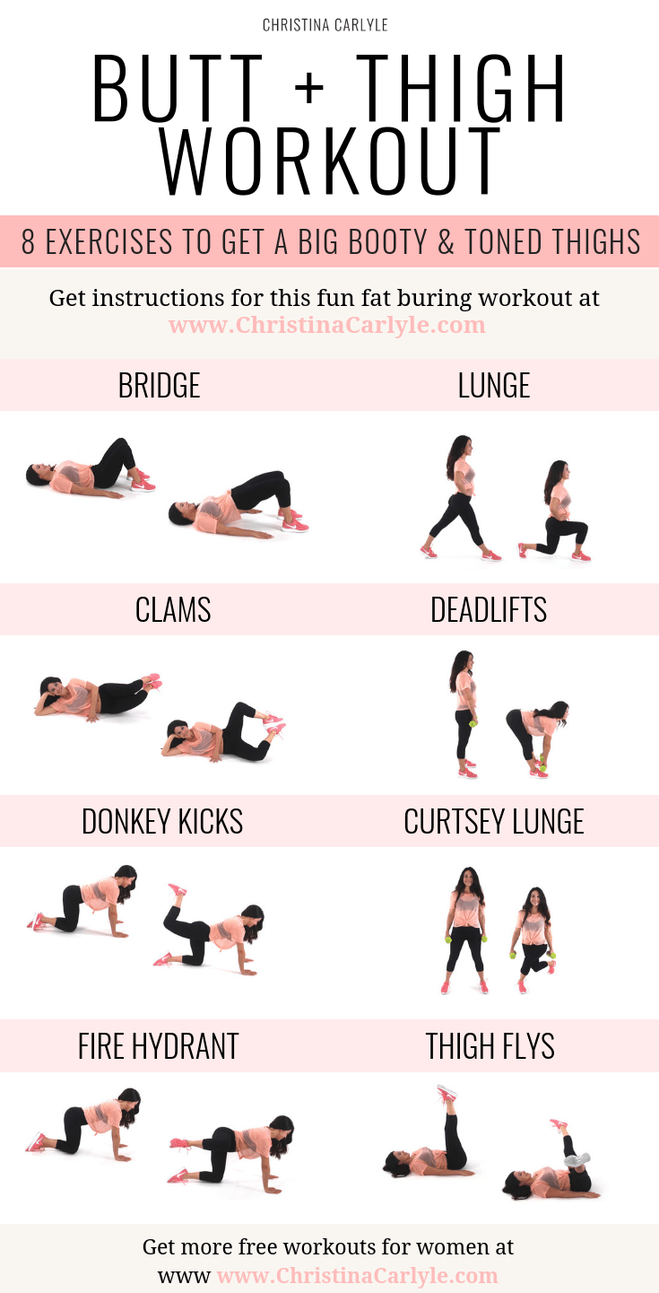 An Easy Butt And Thigh Workout For A Bigger Butt And Toned Thighs