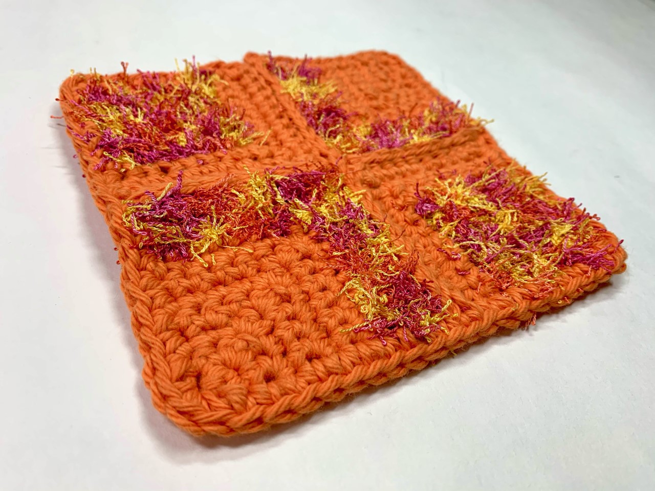 Crochet Quilters Dish Scrubby City Farmhouse Studio