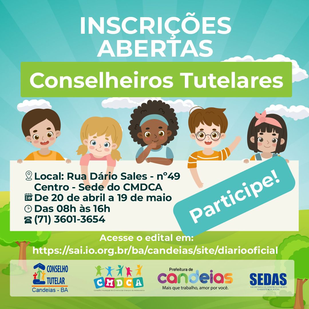 Inscrições Para Eleição Dos Novos Membros Do Conselho Tutelar Começam