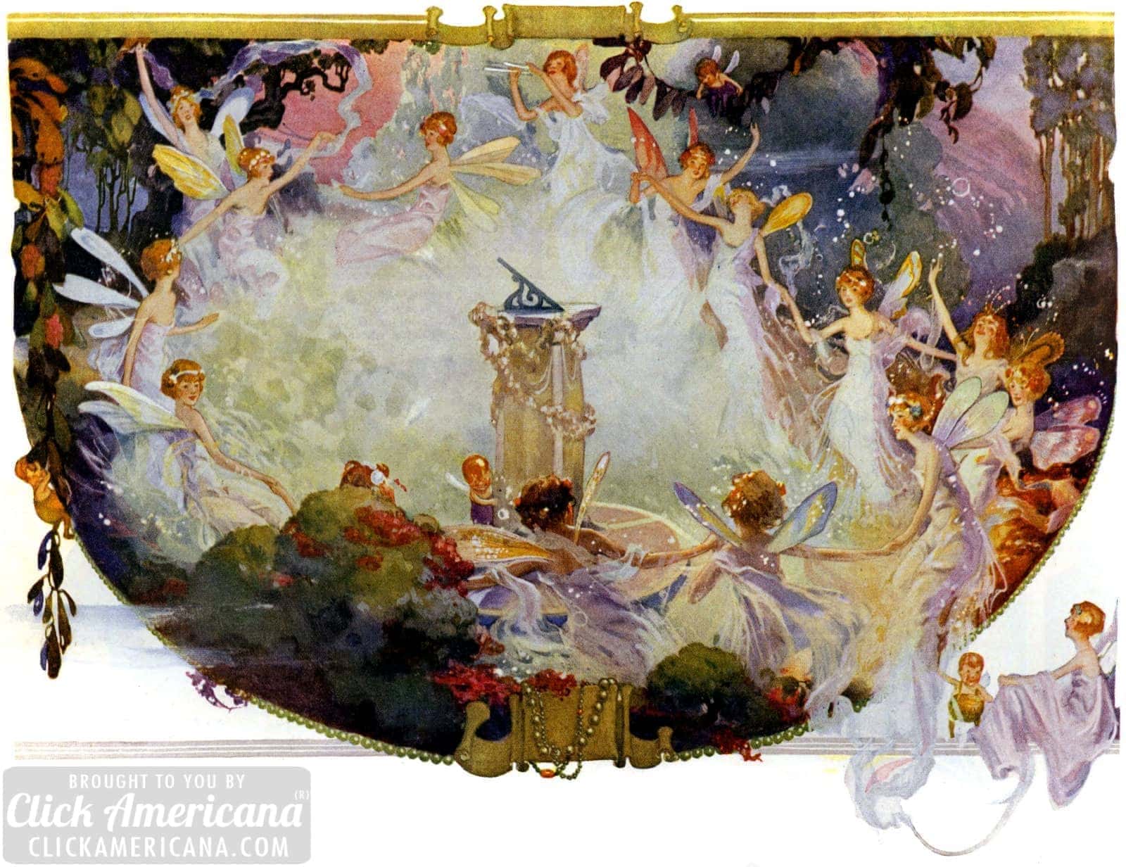 Beautiful Fanciful Vintage Fairies Fairy Art From The 1920s Click