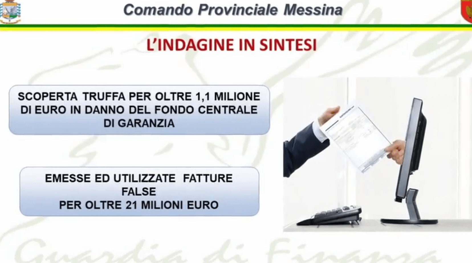 Messina Truffa Allo Stato Fatture False Per 21 Milioni Di Euro