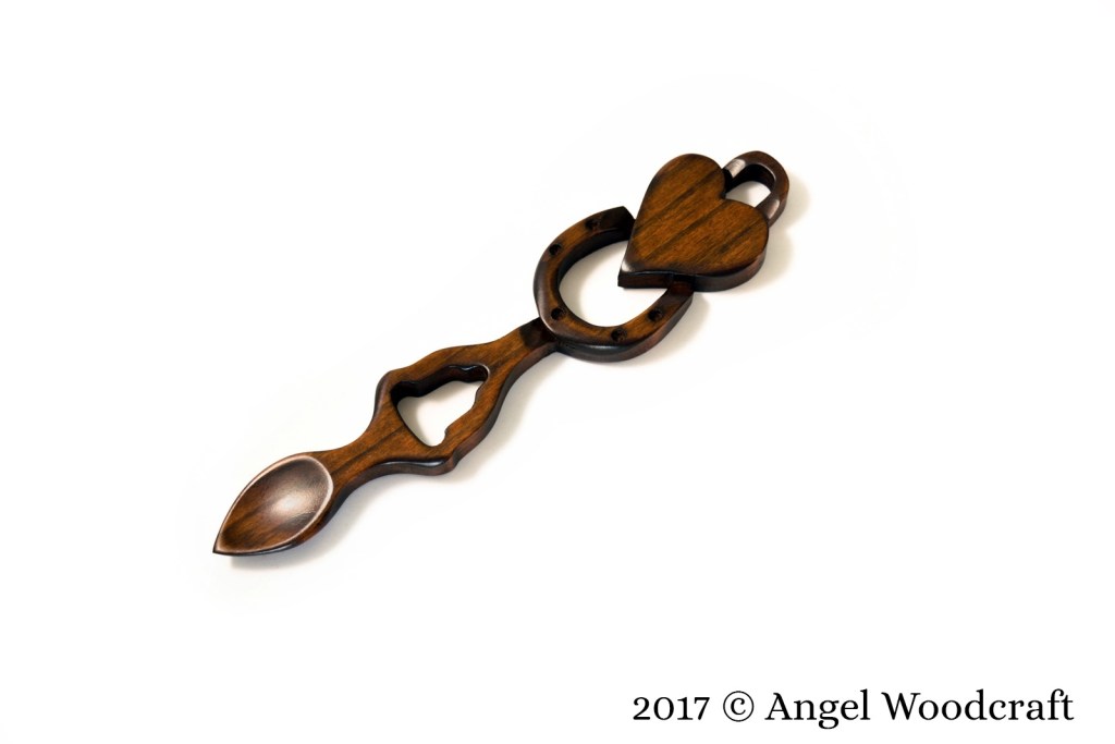 Bells Of Love Welsh Love Spoon 95 Angel Woodcraft