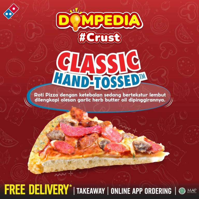 Dominos Pizza Apa Bedanya Hand Tossed Pan Thin Crust