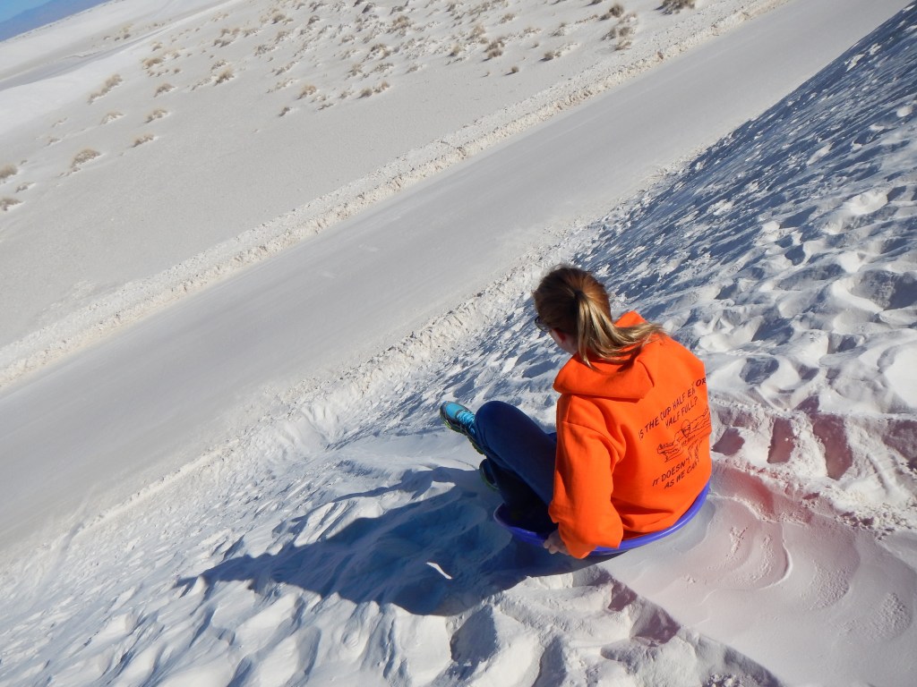 Visiting Friends In El Paso Part 3 Sand Sledding At White Sands