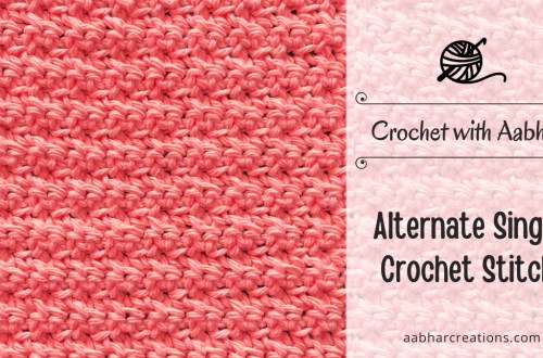 Crochet With Aabhar Arcade Stitch Aabhar Creations