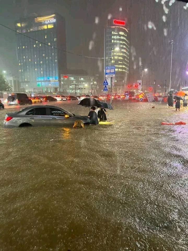 Heaviest Rain In 80 Years At Seoul Where Seven People Died And Six Are